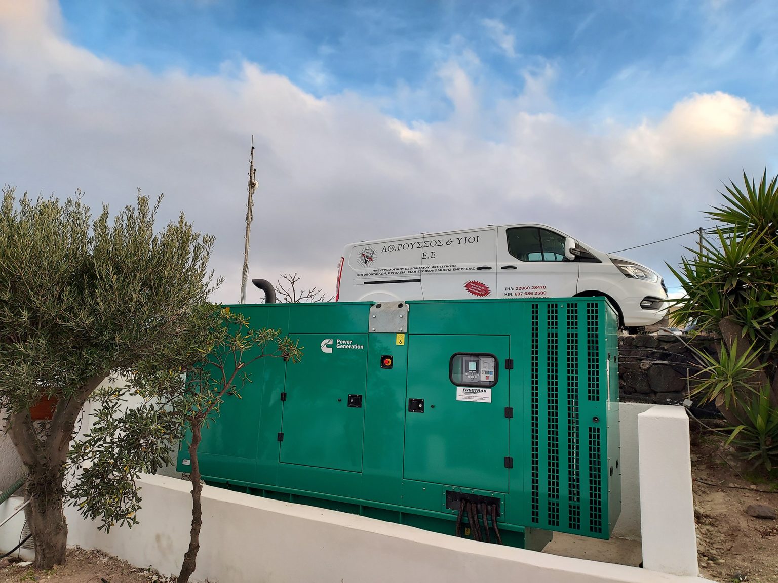 4 stars, standby power, from Cummins and ERGOTRAK – ERGOTRAK